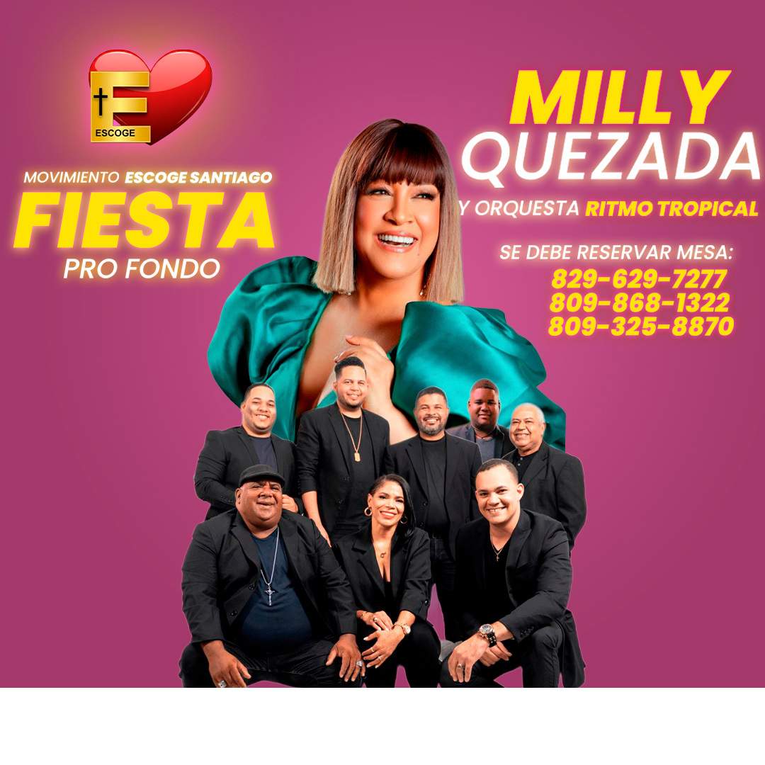 Entradas para MILLY QUEZADA & ORQUESTA RITMO TROPICAL - Ticketplus ...