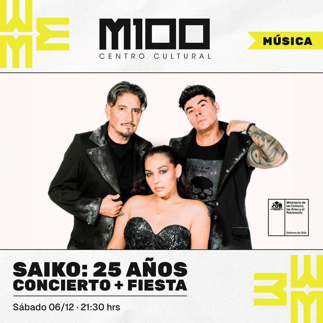 Entradas para Saiko 25 años: Concierto + Fiesta - Ticketplus